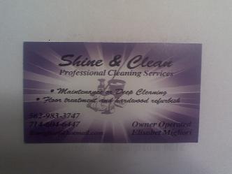 Shine & Clean Professional Cleaning Service | Long Beach, CA 90802 ...